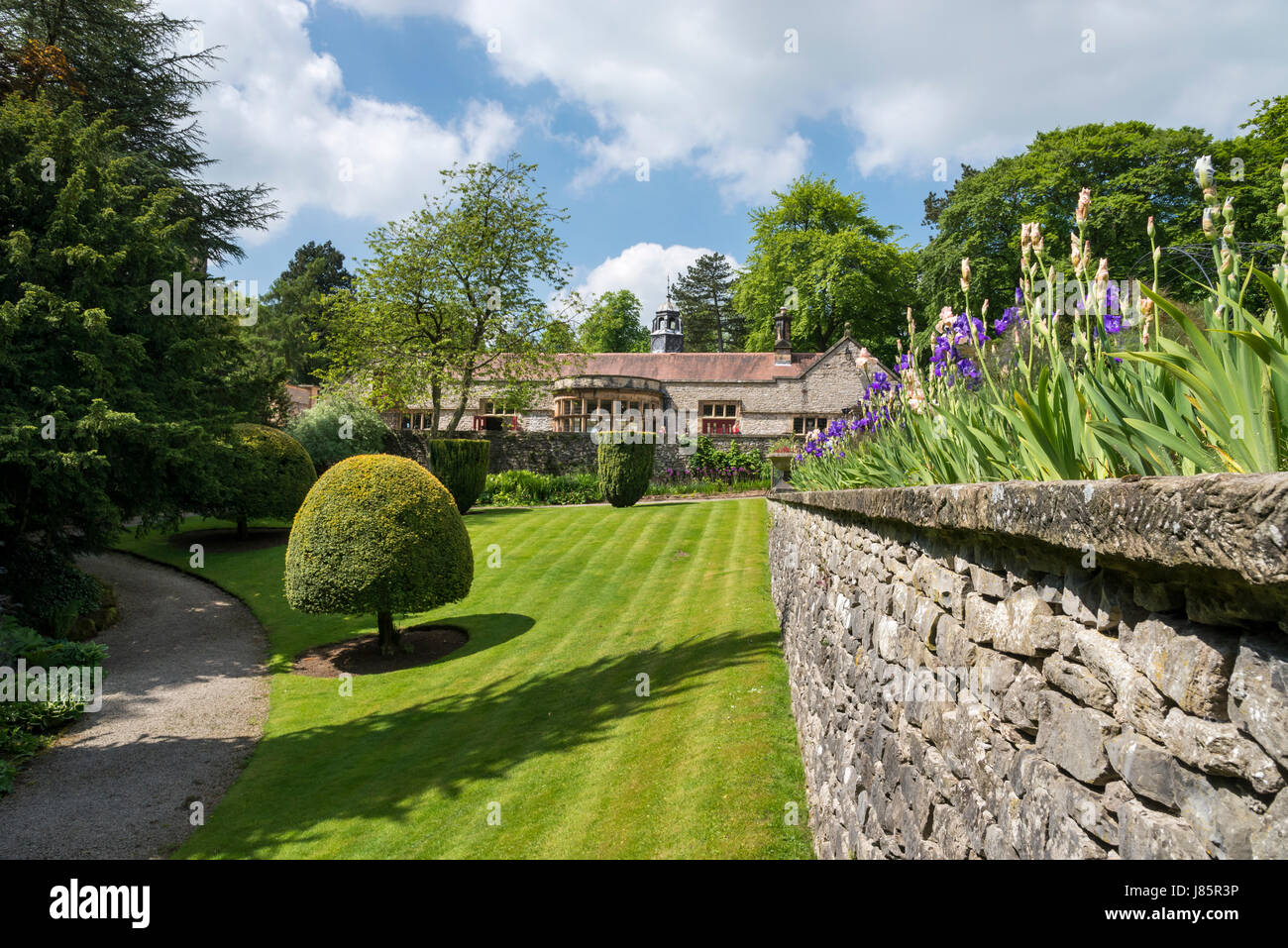 Thornbridge hall gardens near Great Longstone, Derbyshire, England ...