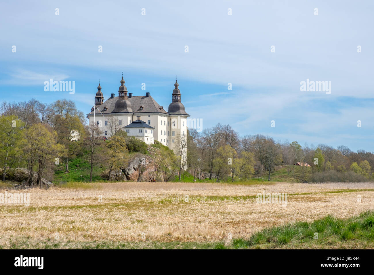 Ekenäs castle in the countryside outside Linkoping during springtime in ...
