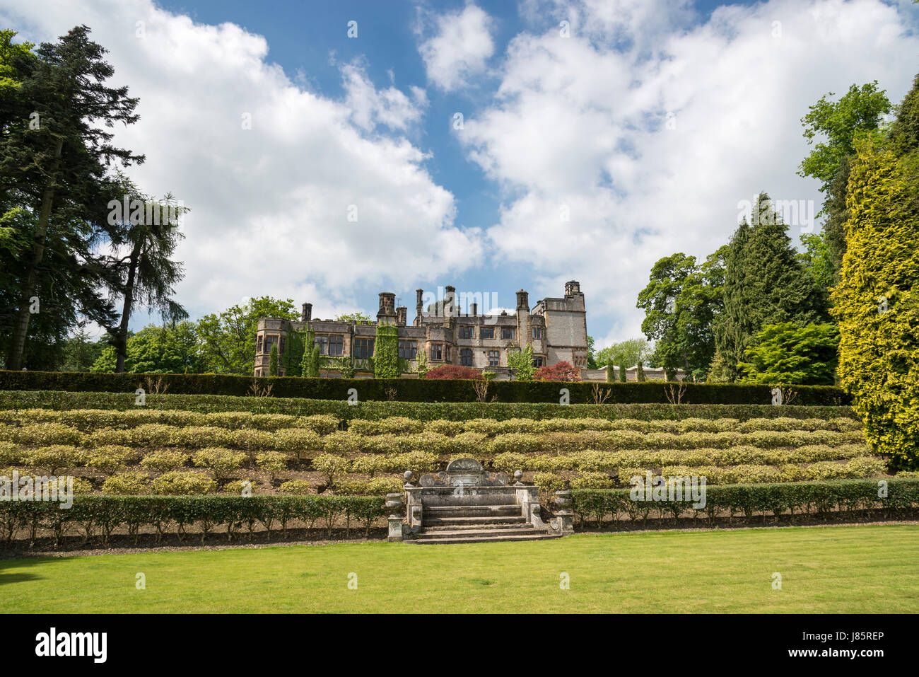 Thornbridge hall gardens near Great Longstone, Derbyshire, England ...