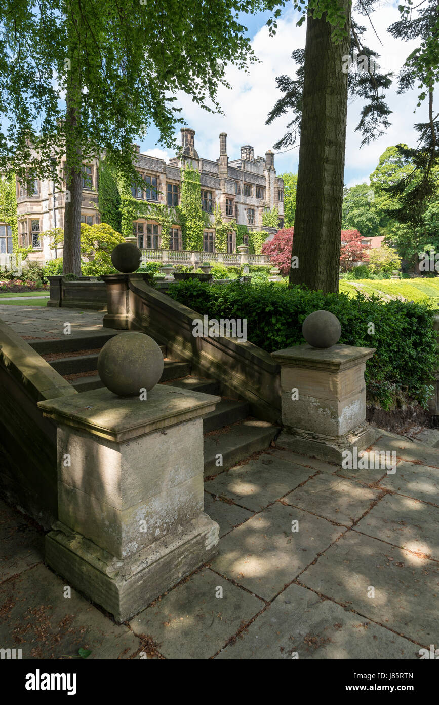 Thornbridge hall gardens near Great Longstone, Derbyshire, England ...