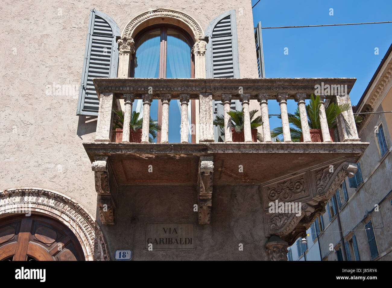 house building historical old town storefronts italy blue house ...