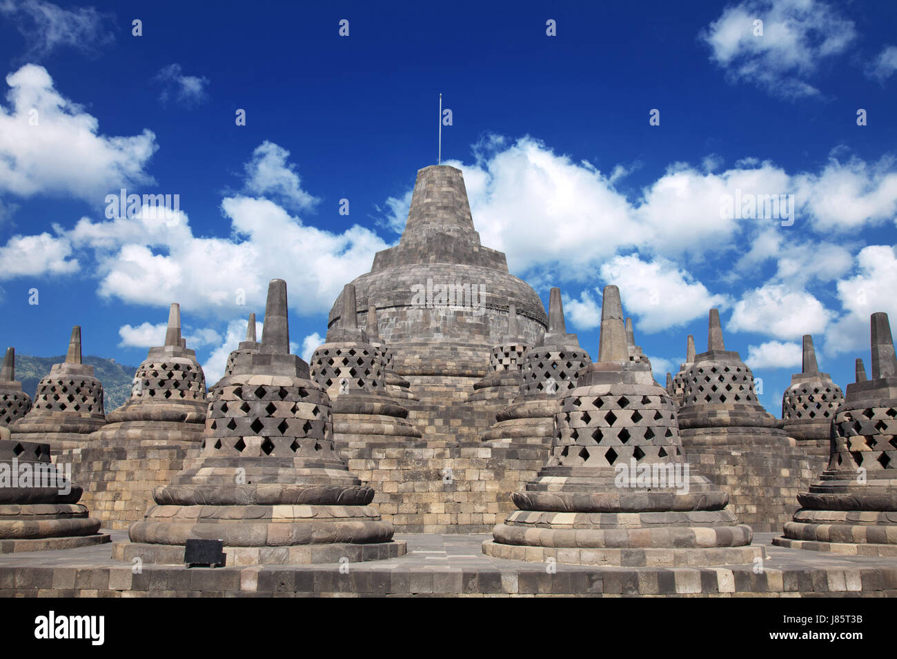 temple asia indonesia buddha ruin buddhism travel big large enormous ...