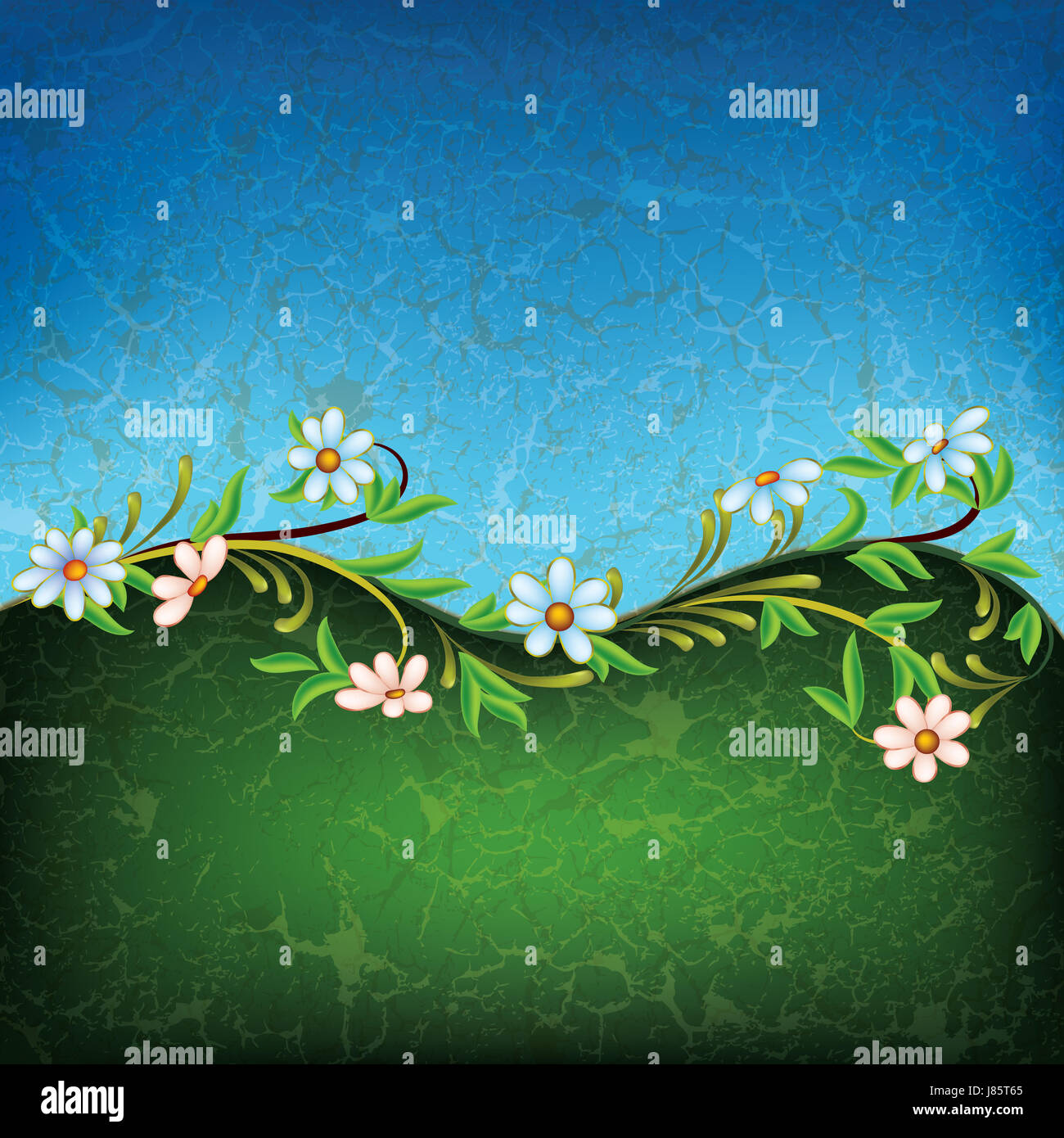 flower plant dirty crack retro old fissure backdrop background floral ...