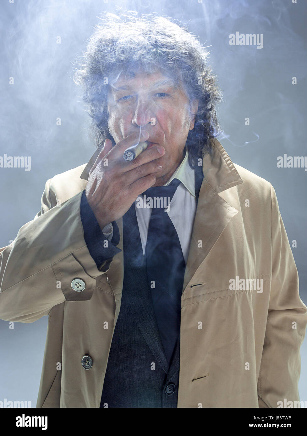 Detective Silhouette Cigar