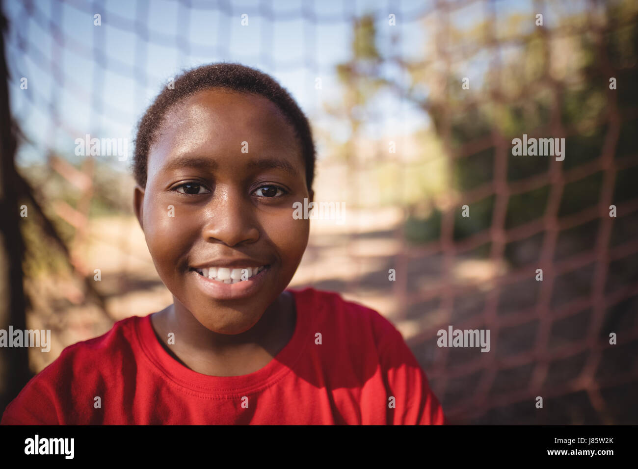 Portrait happy active boy hi-res stock photography and images - Alamy
