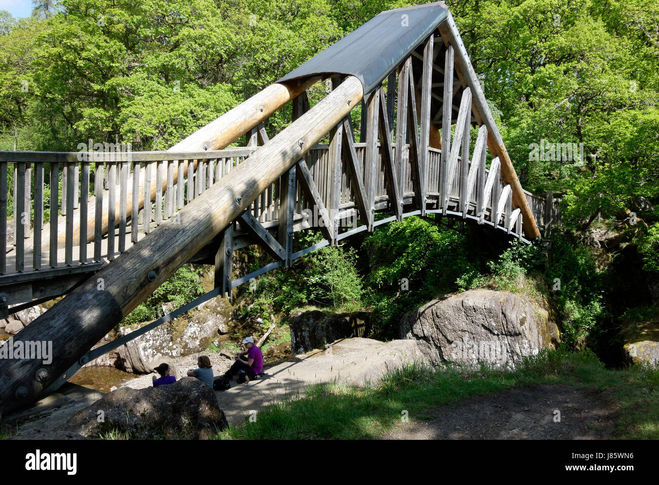Bracklinn Falls Callander, Scotland Stock Photo - Alamy
