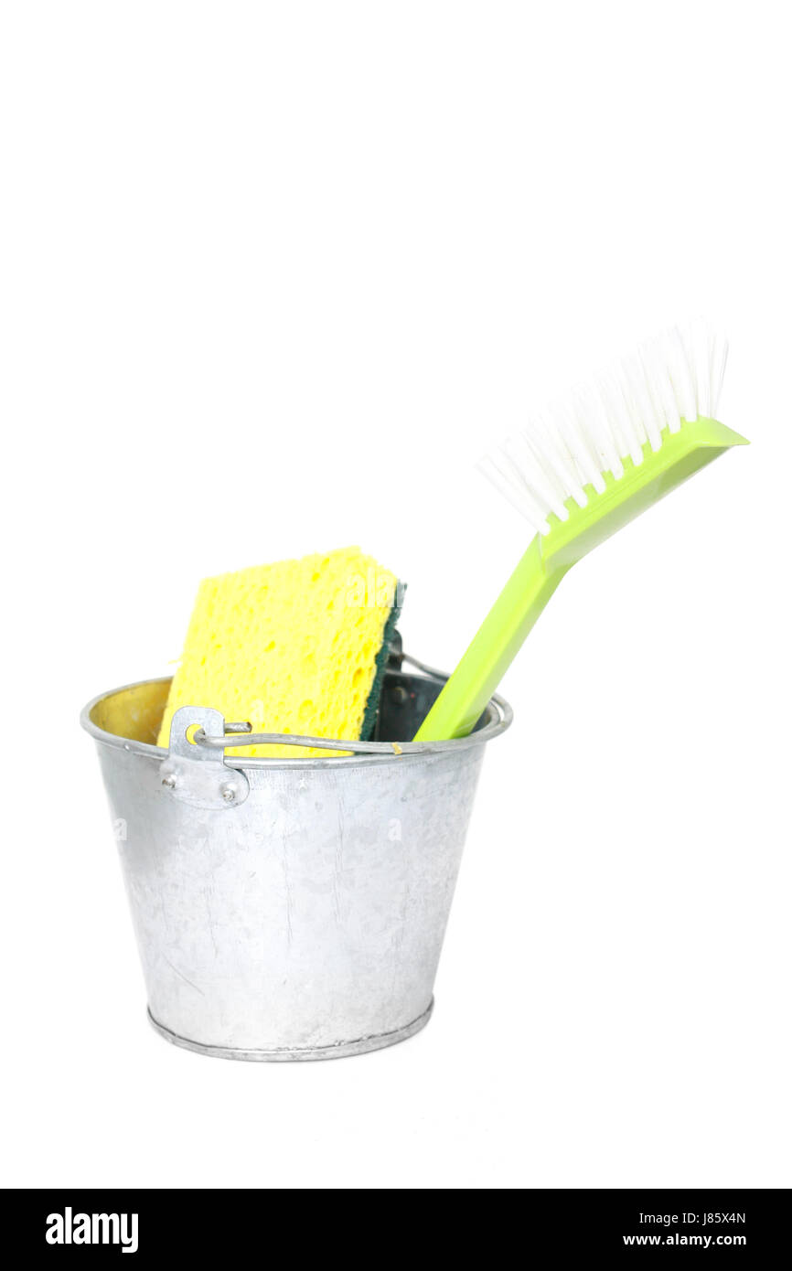 tools objects isolated household brush wash washing up on equipment ...
