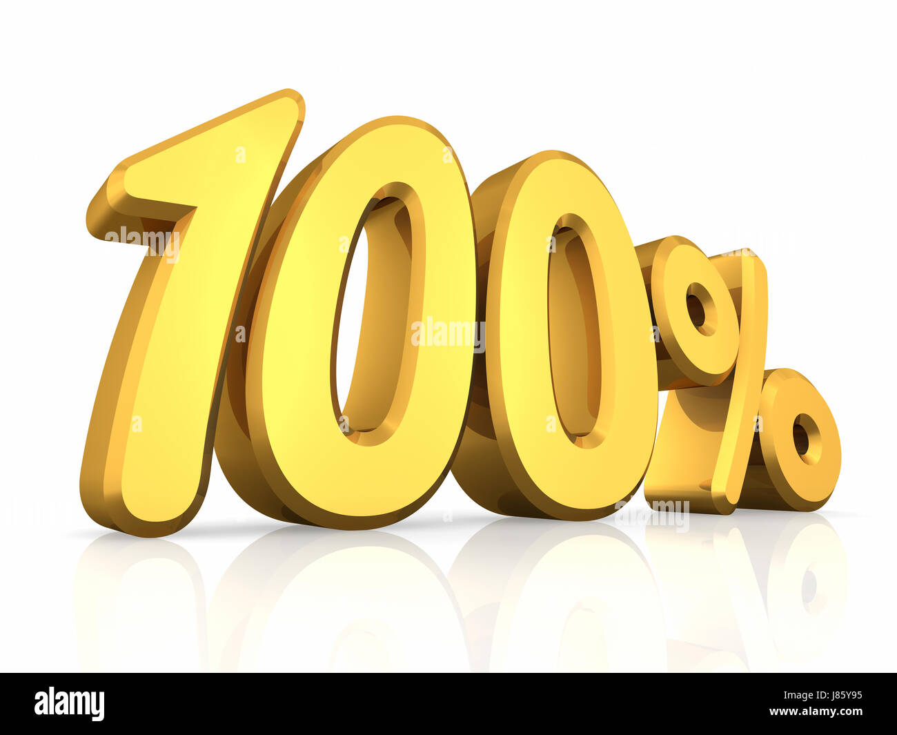 hundred number percent percentage cartoon gold calculation isolated ...