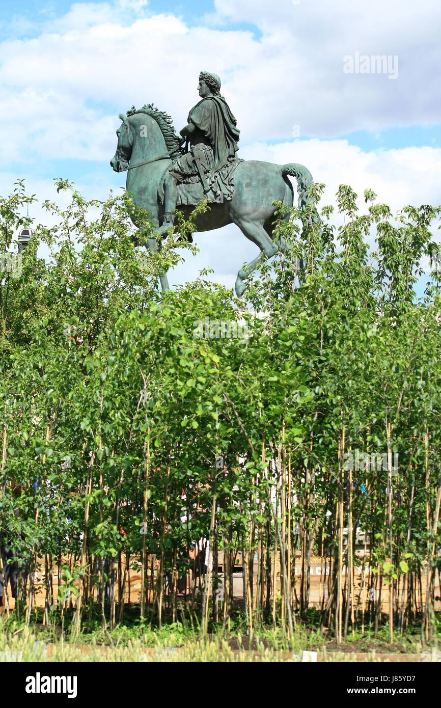 king louis iv. on horseback Stock Photo - Alamy