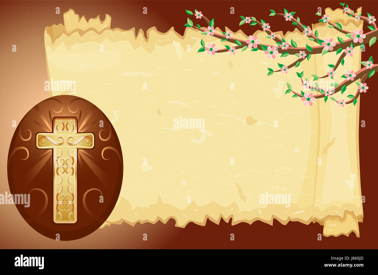 cross easter decorated egg christian dessert chocolate greeting ...