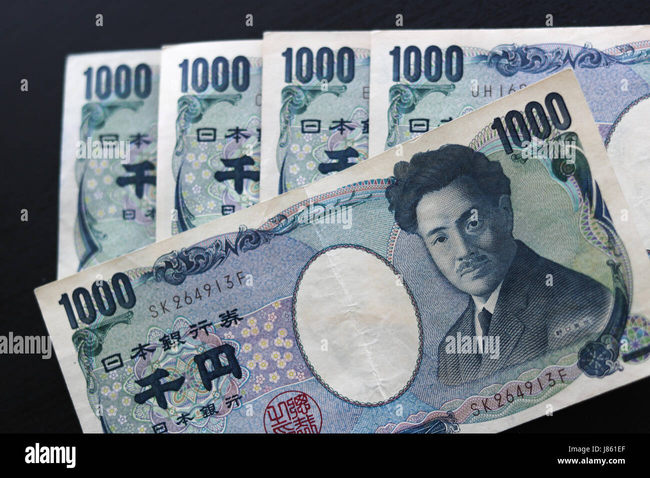yen notes money concept background Closeup of Japanese currency yen ...