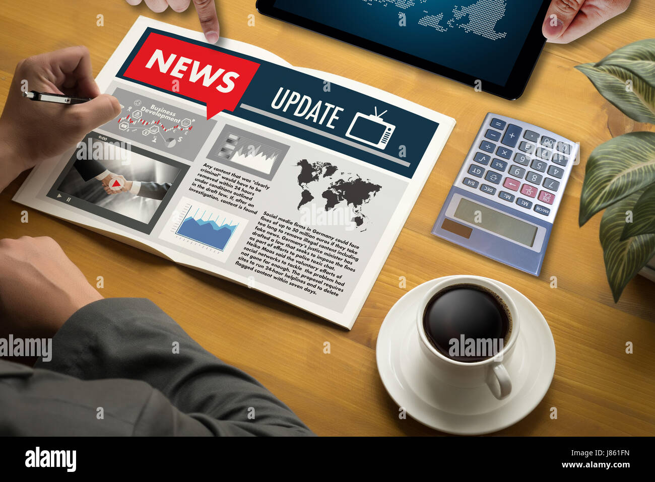NEW Update Headline Media Live Broadcast Media Talking Communication ...