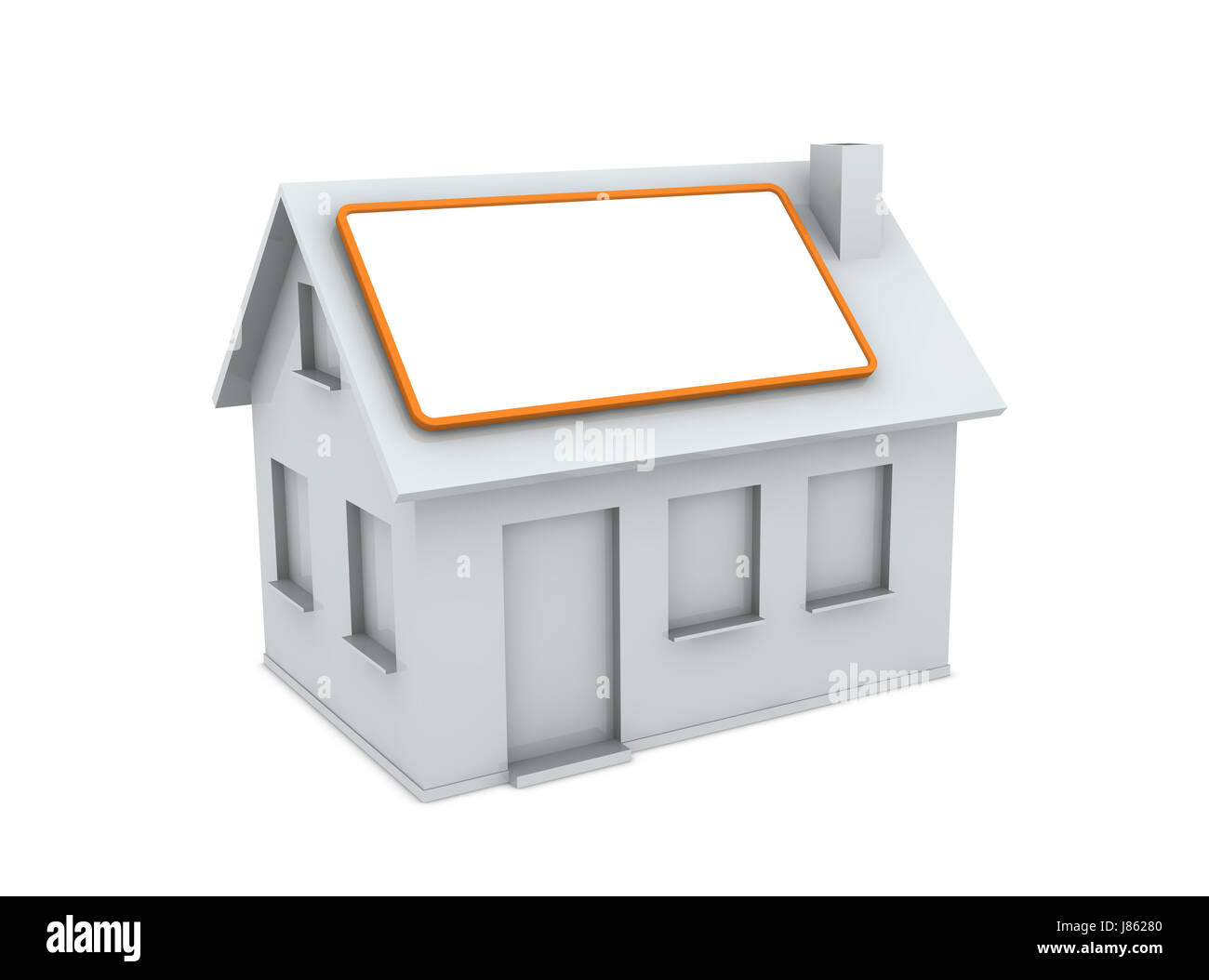 house building single art isolated model design project concept plan ...