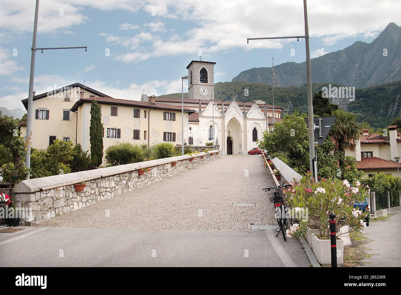 church sightseeing building of historic importance stairs houses church ...