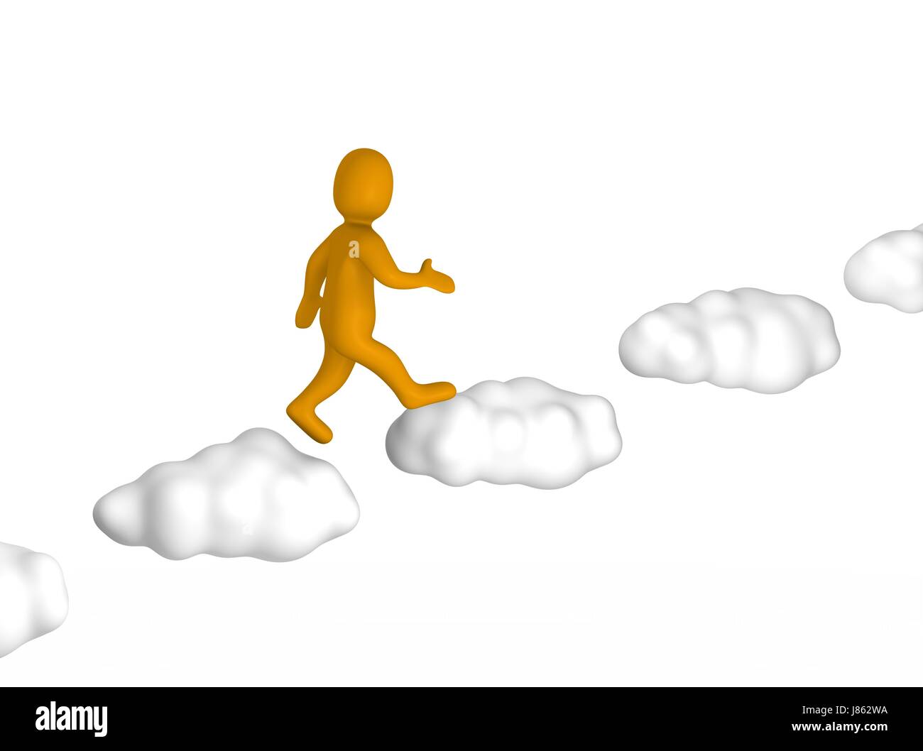 isolated spring bouncing bounces hop skipping frisks jumping jump one ...