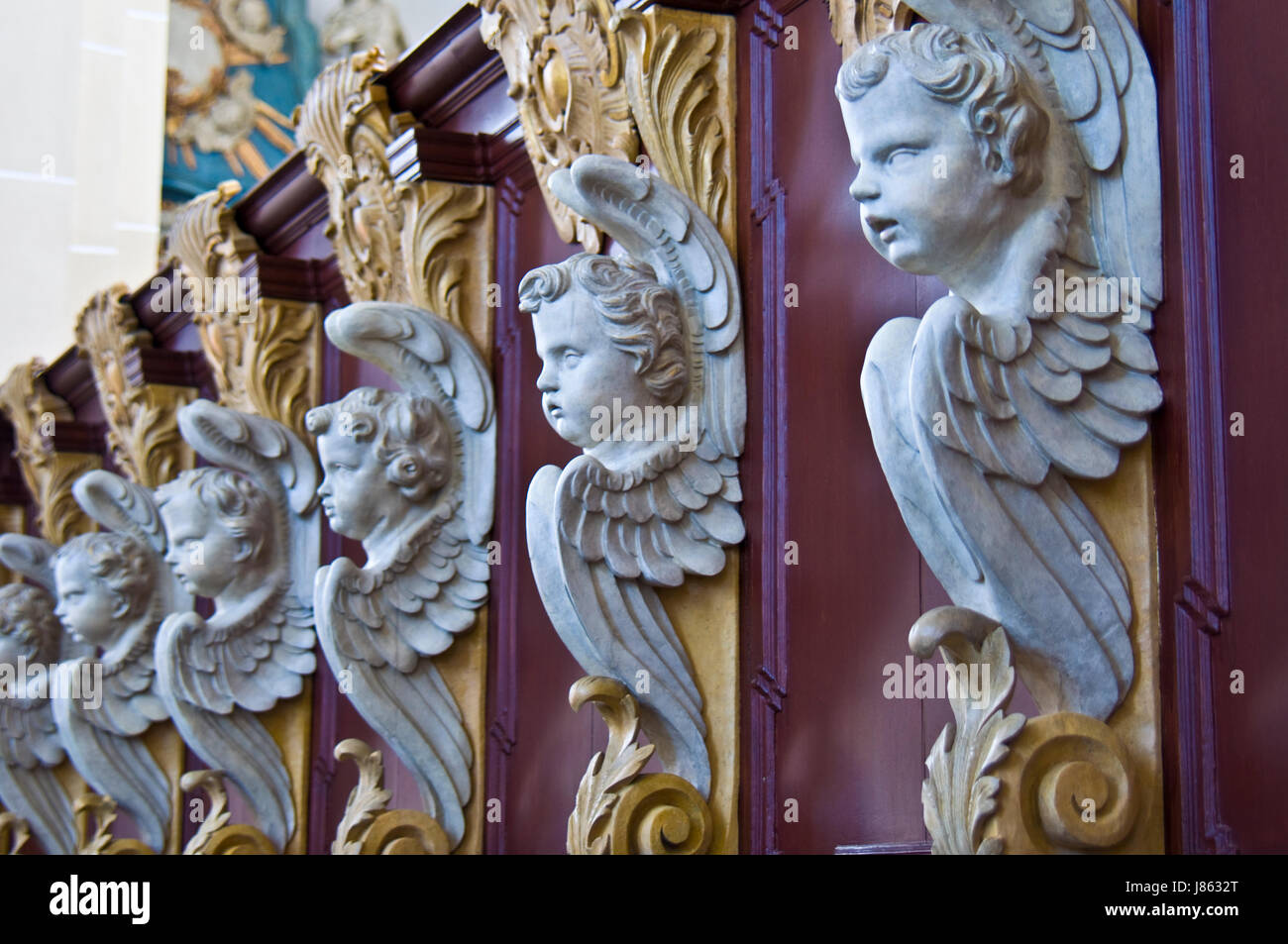 religion church germany german federal republic angel angels abbey ...
