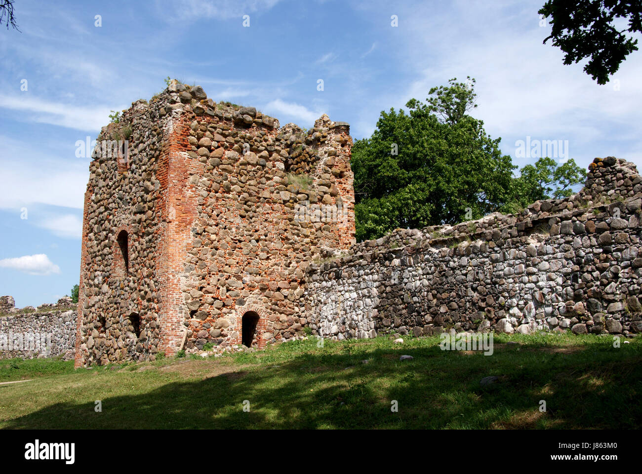 tower stone wall past style of construction architecture architectural ...
