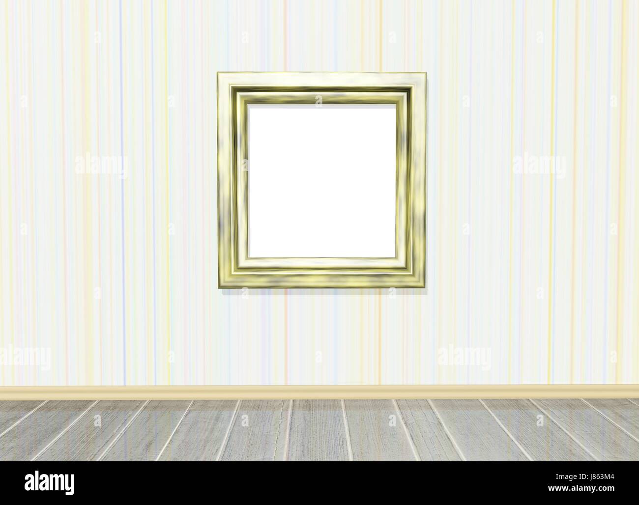 room with picture frames Stock Photo - Alamy