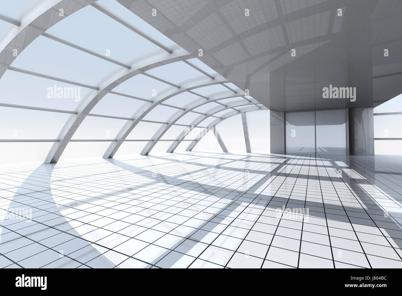 hall house building office corridor graphic modern modernity window ...