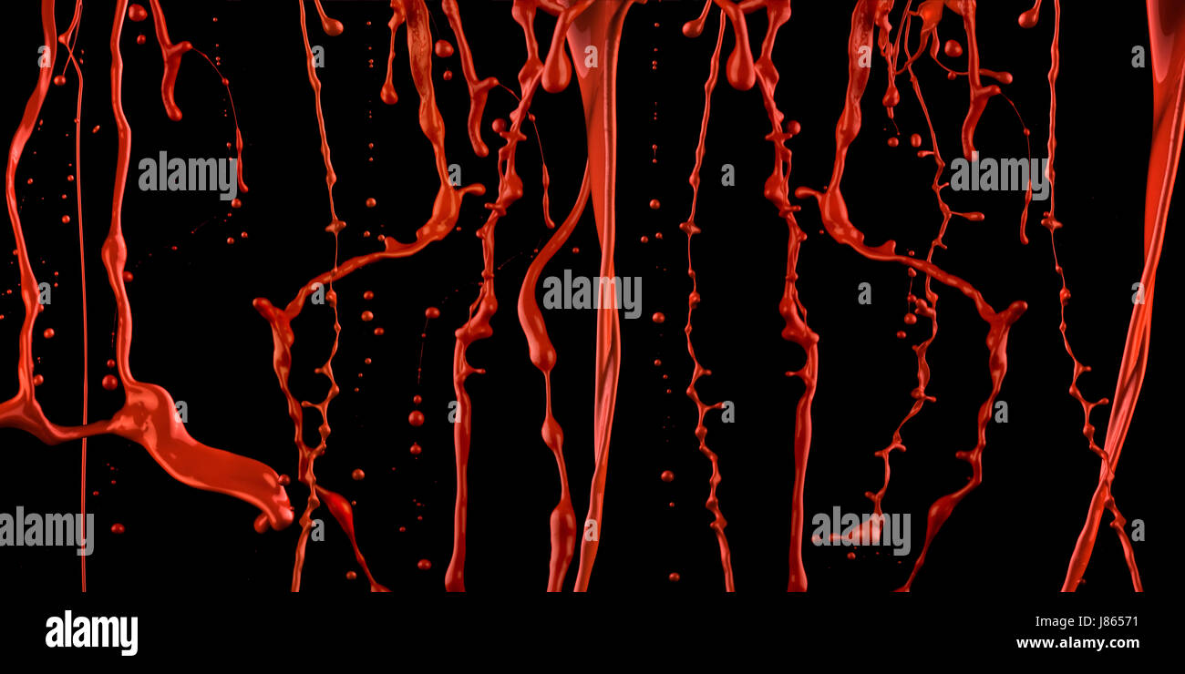 colour drop blood paint splash splashed red drip drops seeping sopping ...