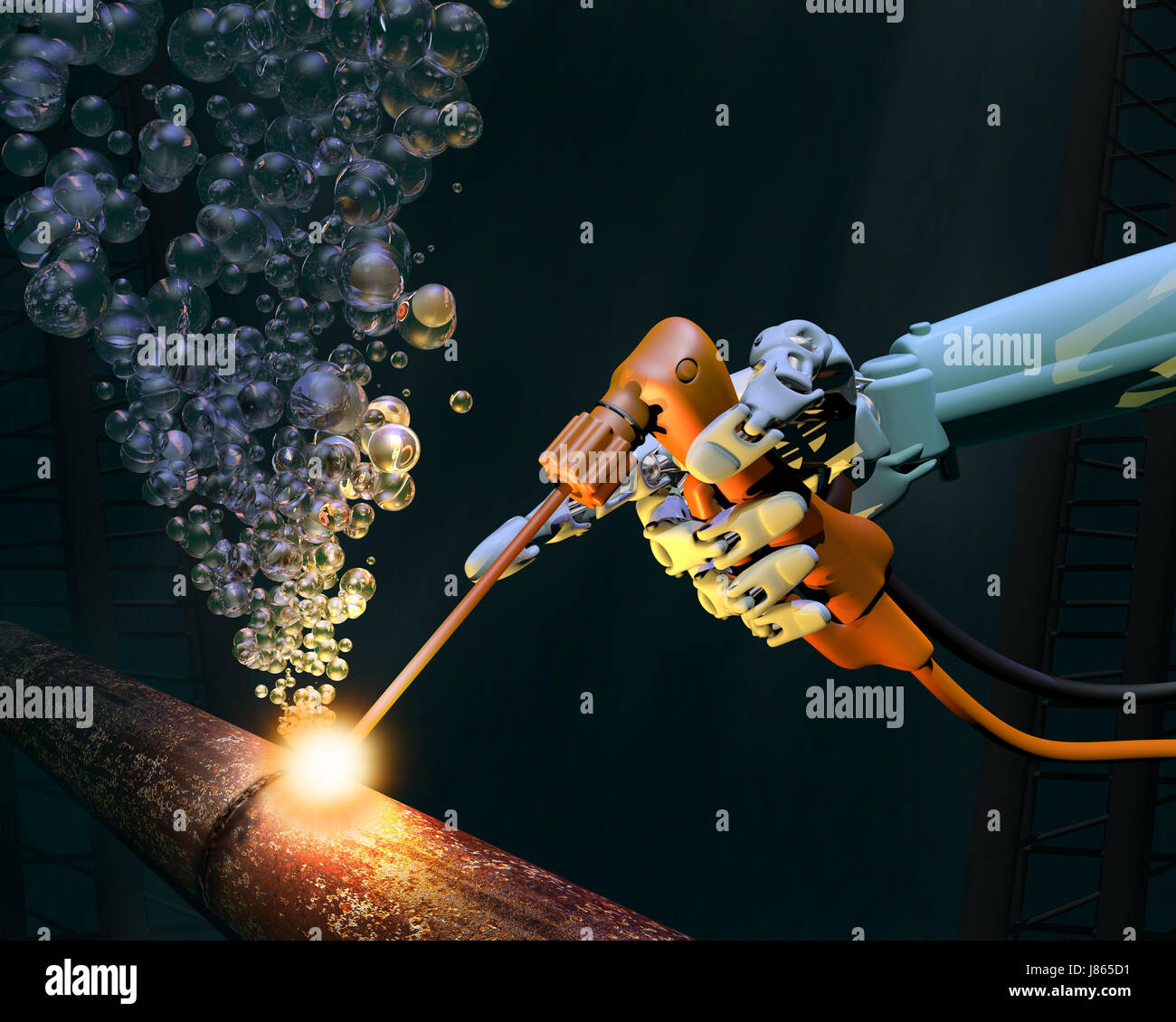 Underwater welding hi-res stock photography and images - Alamy