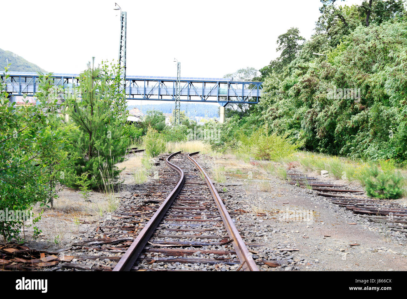 tracks rail railway rails alone lonely railway locomotive train engine ...