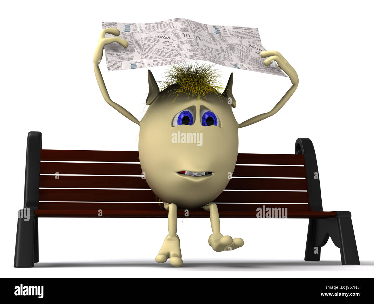 newspaper journal under hide unhappy puppet rain of from yourself ...