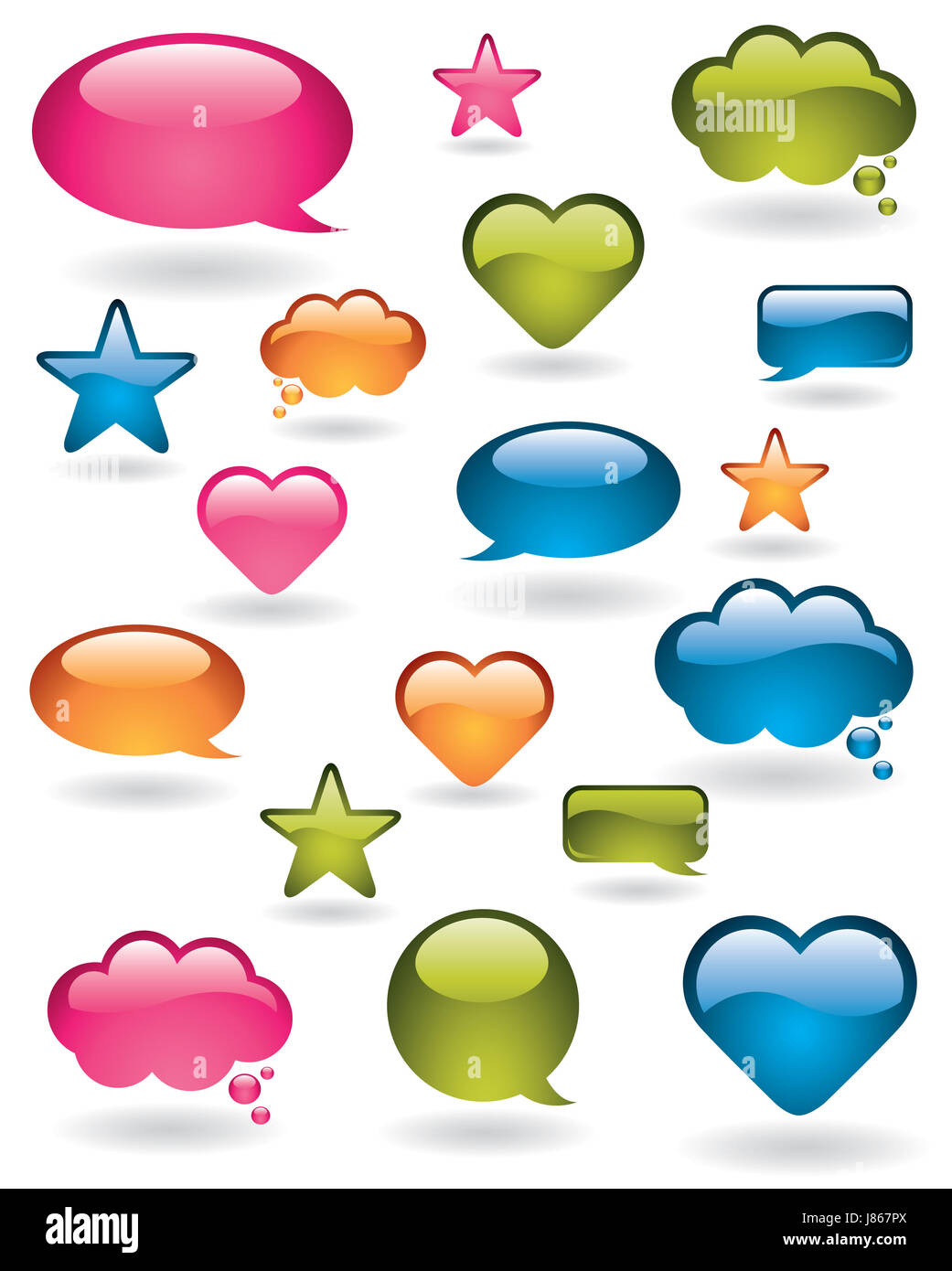 graphic bright shiny element icon bubble speech conspicuous ...