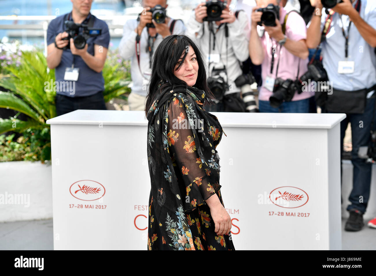 Cannes. 27th May, 2017. Director Lynne Ramsay of the film "You Were ...