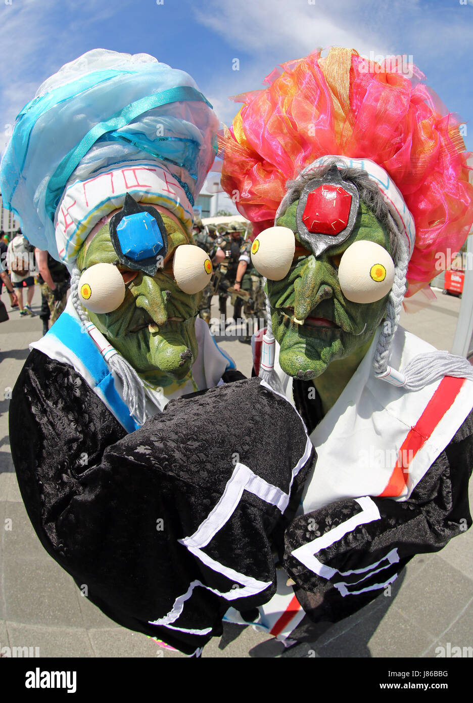 London, UK. 27th May, 2017. The Twin Witches from Legend of Zelda at ...