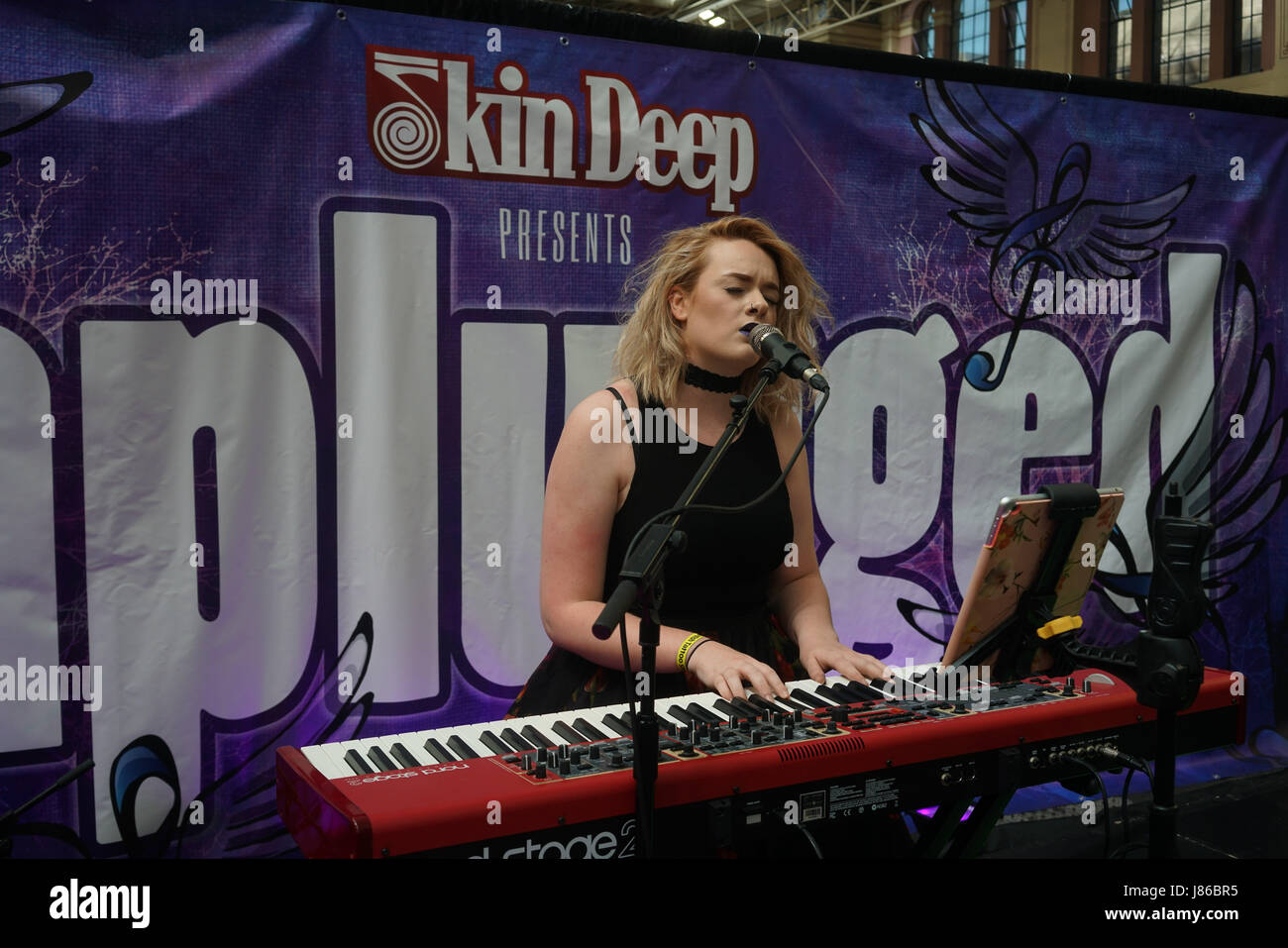 London, UK. 27 May 2017. Grace Davis prefroms at The Great British ...