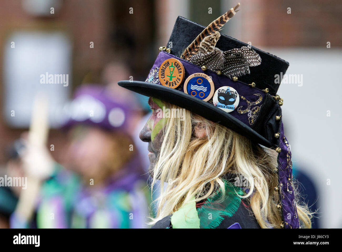 Chippenham,UK. 27th May, 2017. Dancers from the Wicket Brood Border ...