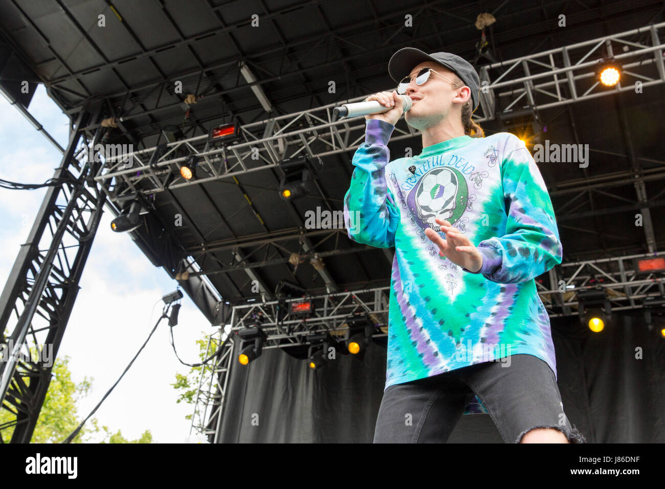 Napa, California, USA. 26th May, 2017. Singer GNASH (GARRETT CHARLES ...