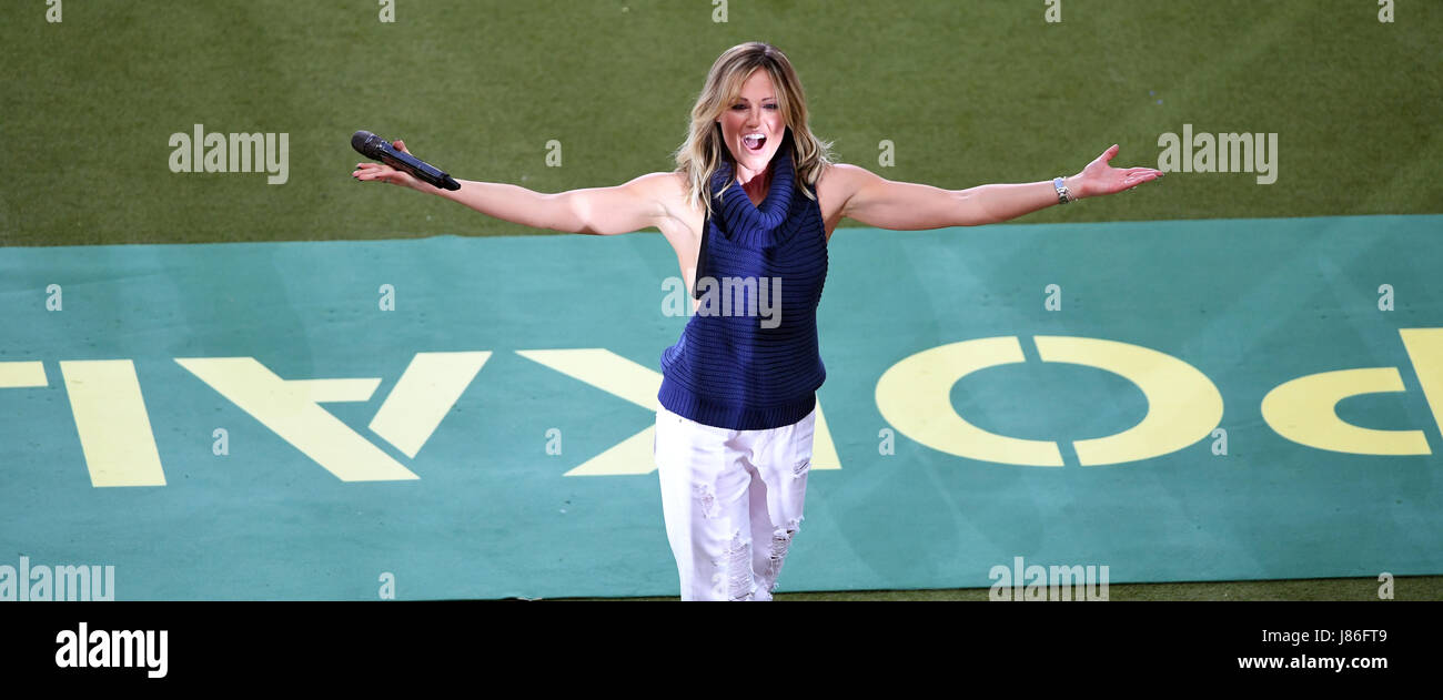 Berlin, Germany. 27th May, 2017. The German singer Helene Fischer ...