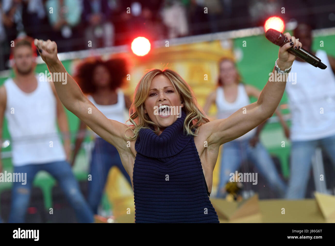 Berlin, Germany. 27th May, 2017. The German singer Helene Fischer ...