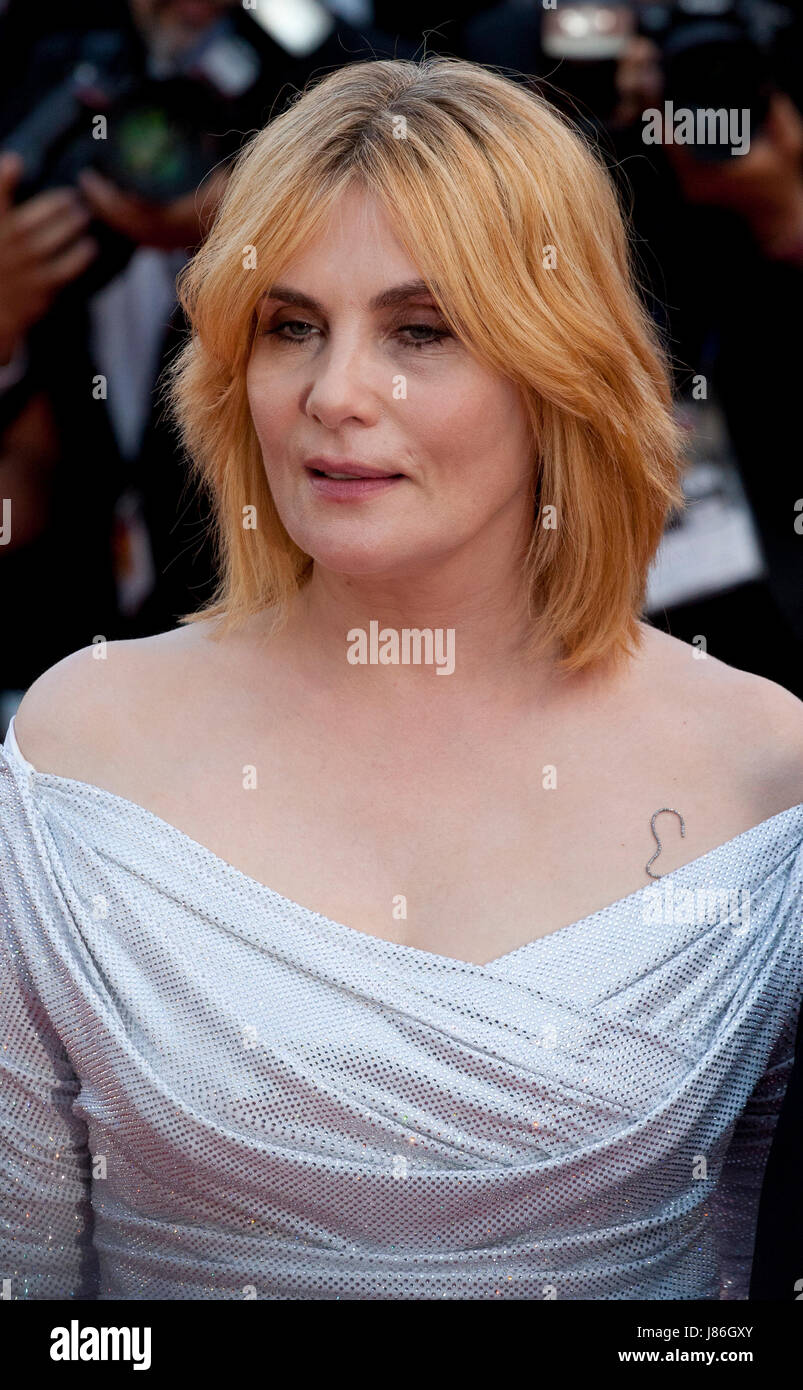 French actress emmanuelle seigner french hi-res stock photography and ...