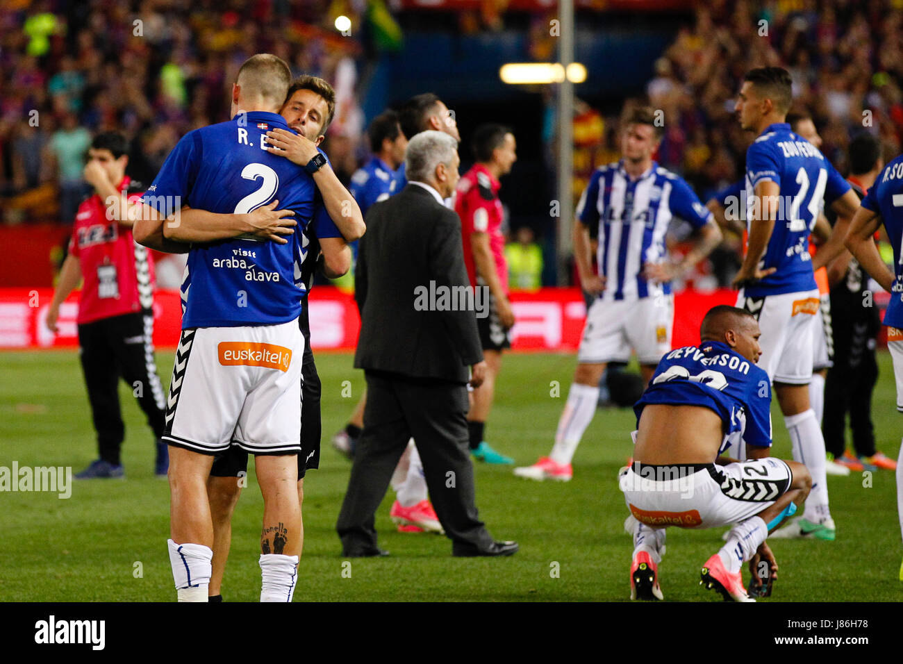 Rodrigo Ely (2) Deportivo Alaves's player. Copa del Rey between FC ...