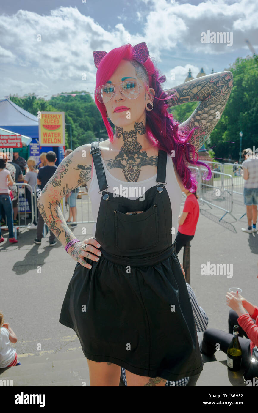 London, UK. 27th May, 2017. The Great British Tattoo Show at Alexandra ...