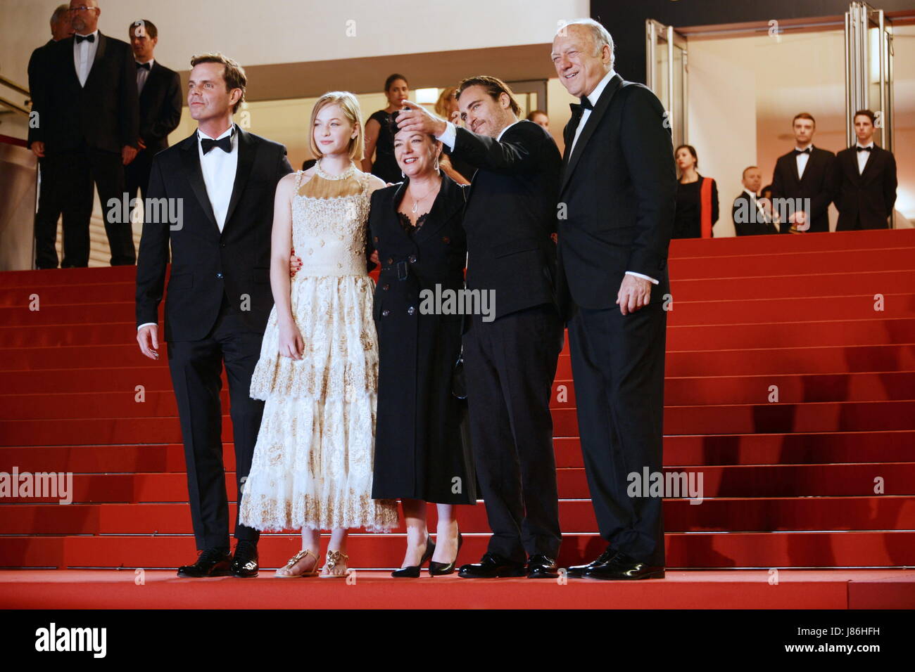 Cannes, France. 27th May, 2017. Alex Manette, Ekaterina Samsonov ...