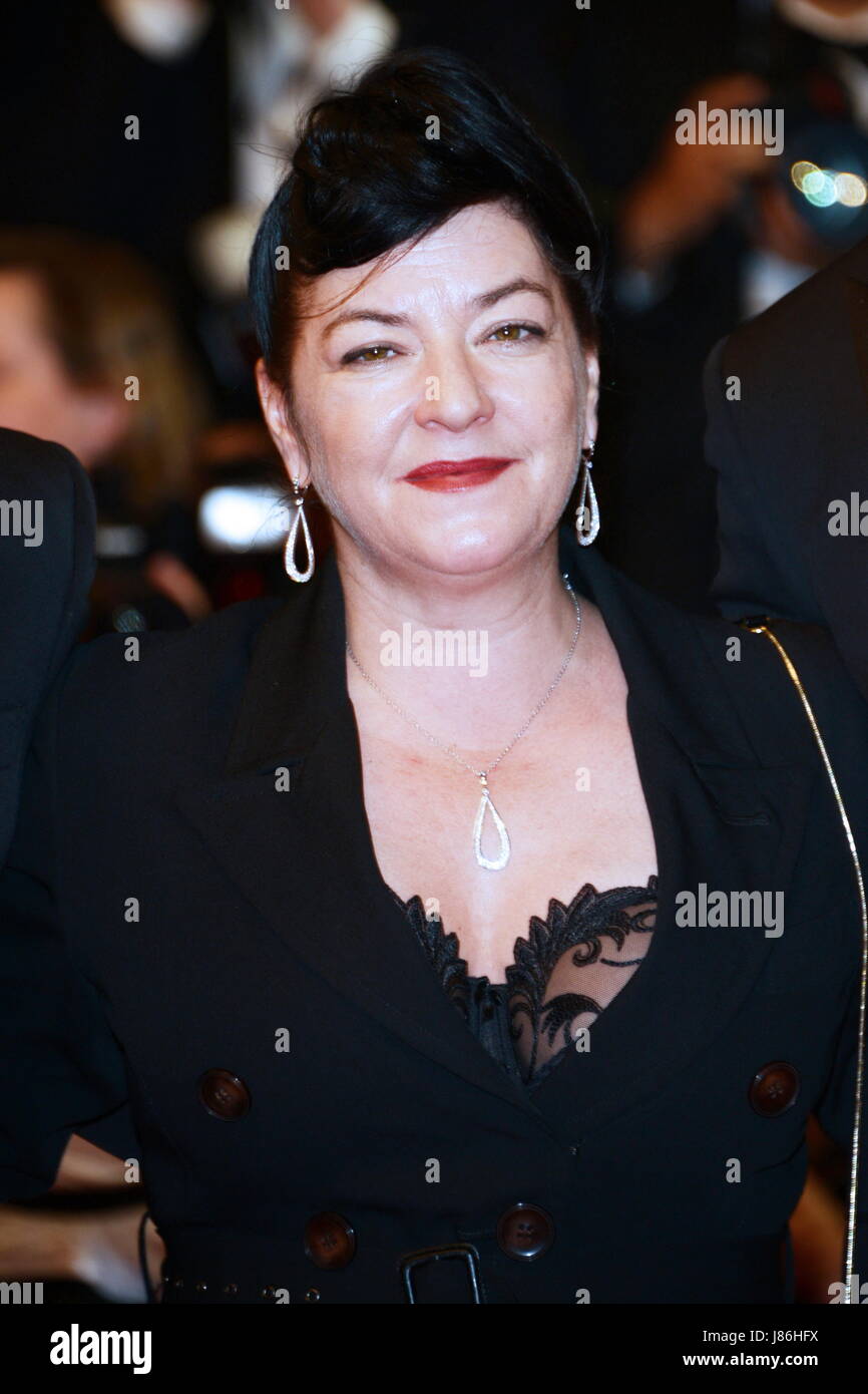 Cannes, France. 27th May, 2017. Director Lynne Ramsay attends the 'You ...