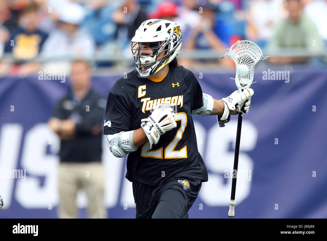 Gillette Stadium. 27th May, 2017. MA, USA; Towson Tigers attackmen Ryan ...
