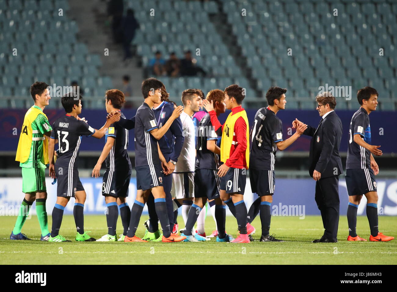 Cheonan, South Korea. 27th May, 2017. U-20U20 Japan team group (JPN ...