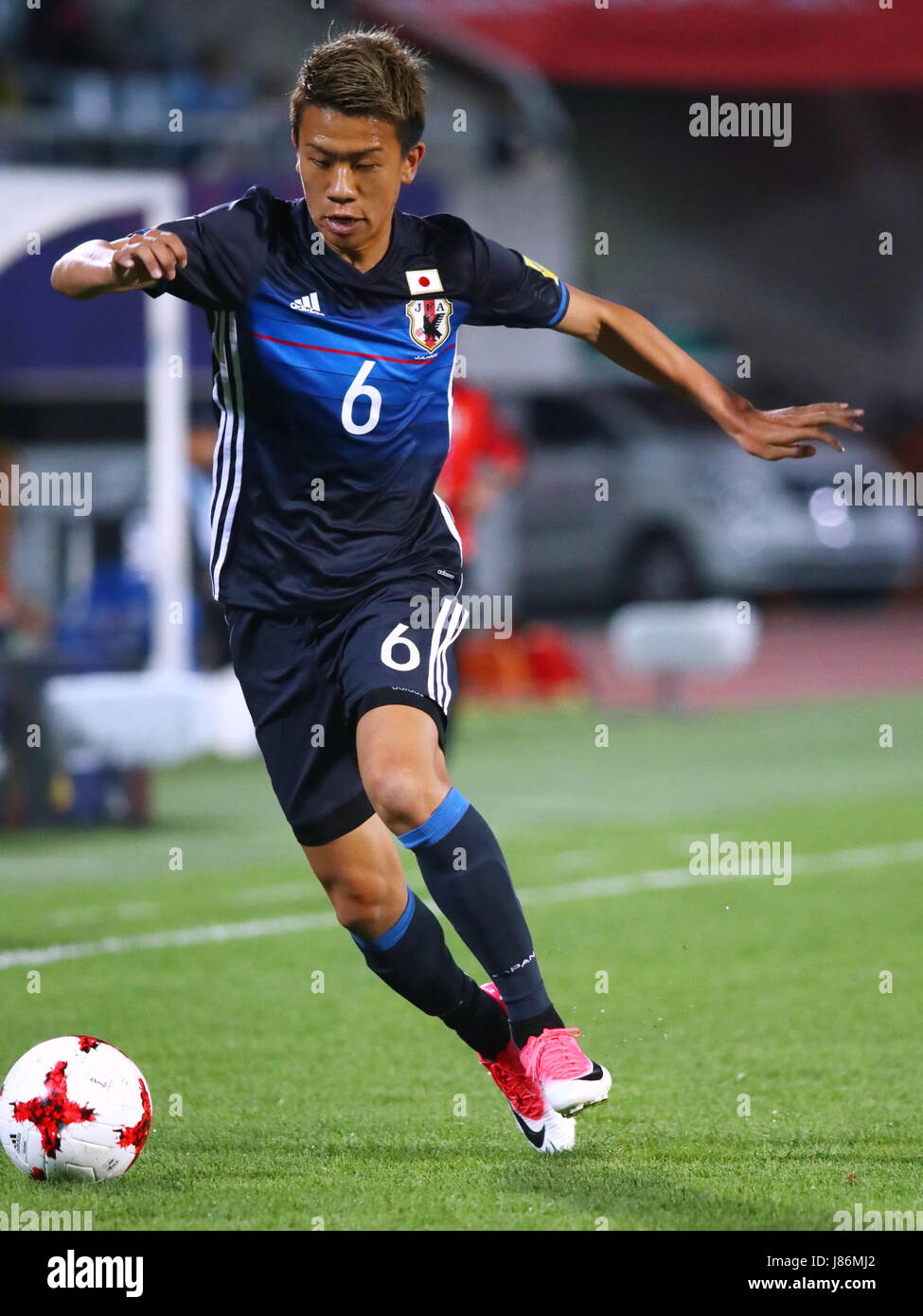 Cheonan, South Korea. 27th May, 2017. Ryo Hatsuse (JPN) Football/Soccer ...