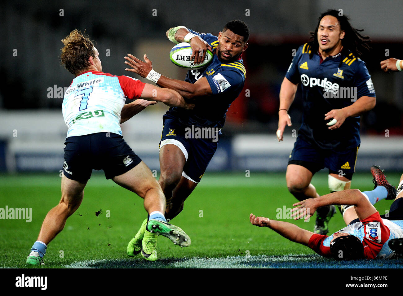 May 27th 2017, Forsyth Barr Stadium, Dunedin, New Zealand; Super Rugby ...