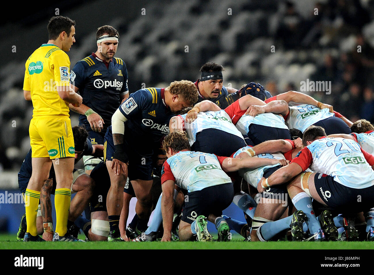 May 27th 2017, Forsyth Barr Stadium, Dunedin, New Zealand; Super Rugby ...