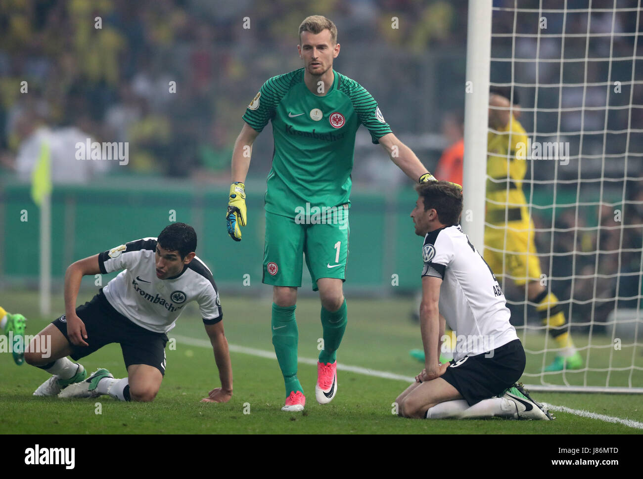 Berlin, Germany. 27th May, 2017. Frankfurt's goalkeeper Lukas Hradecky ...