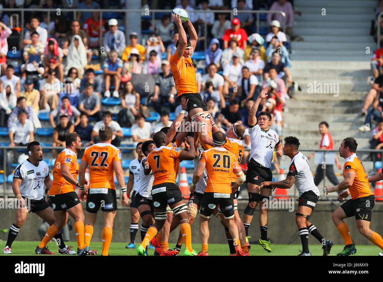 Tokyo, Japan. 27th May, 2017. Cheetahs team group (Cheetahs) Rugby ...