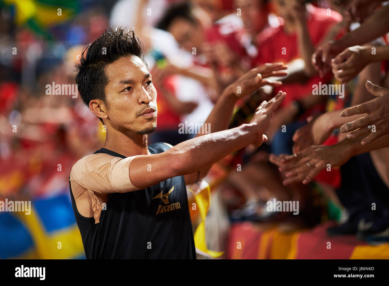 NHK Spring Mitsuzawa Football Stadium, Kanagawa, Japan. 27th May, 2017 ...