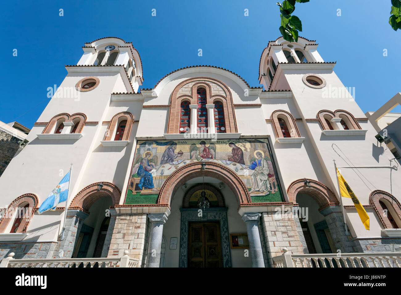 Church of Agia Triada, Agios Nikolaos, Crete, Greece Stock Photo - Alamy