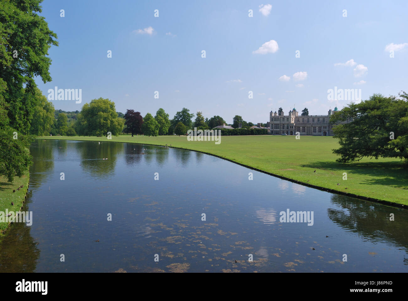blue england stately still water home blue england stately still water ...